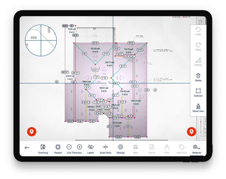 Roof Measurements - Unlimited roof measuring app | Start Today!
