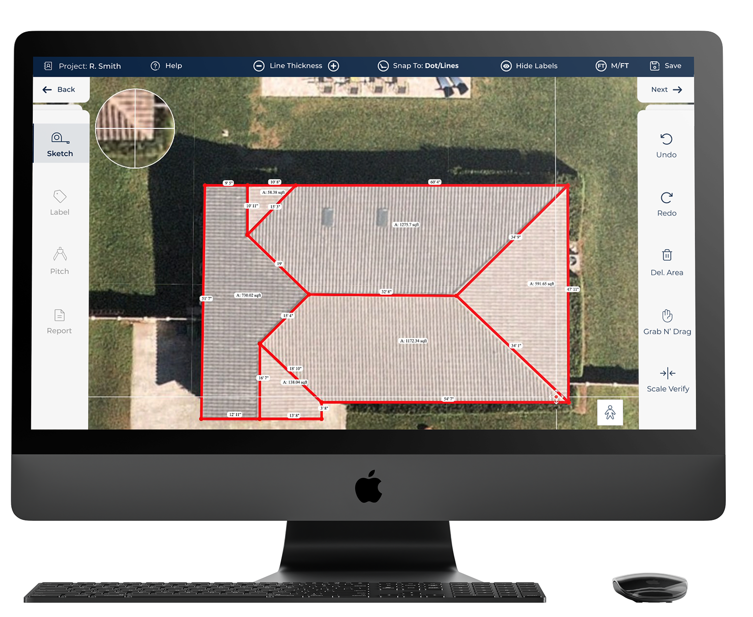 LP Roofing software - iRoofing